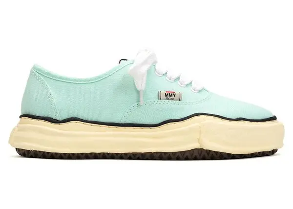 Mihara Yasuhiro Baker Vintage Og Sole Canvas Low - Light Blue