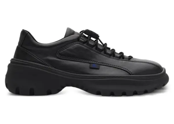 Burberry Leather Sneakers - Black/birch Brown