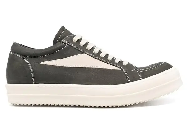 Rick Owens Porterville Vintage Low Sneakers - Forest/milk