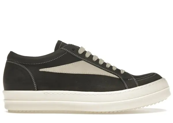 Rick Owens Porterville Vintage Low Sneakers - Dark Dust/milk