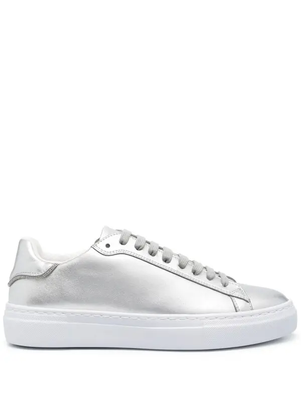 Fabiana Filippi Metallic-effect Sneakers