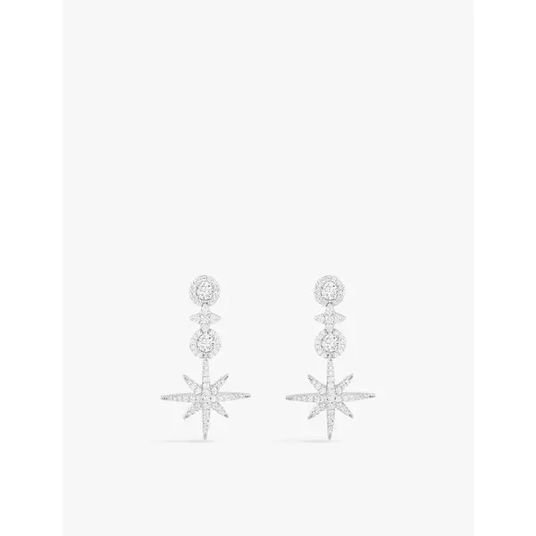 APM MONACO Pavé Météorites And Circles Drop Earrings