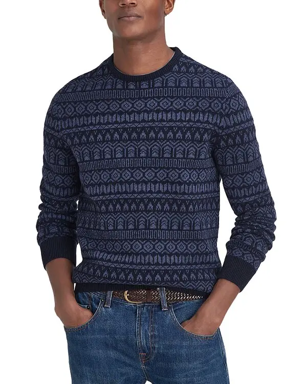 Barbour Crewneck Sweater - Navy