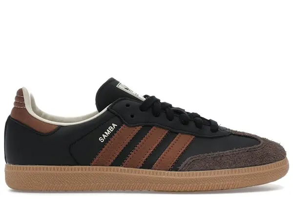 Adidas Samba Og Sneakers - Core Black/preloved Brown/dark Brown