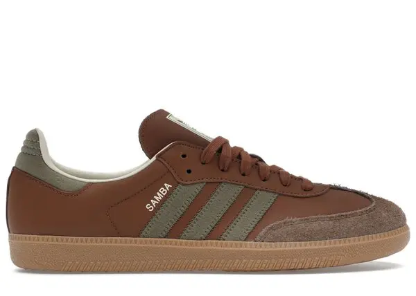Adidas Samba Og Sneakers - Preloved Brown/olive Strata/earth Strata