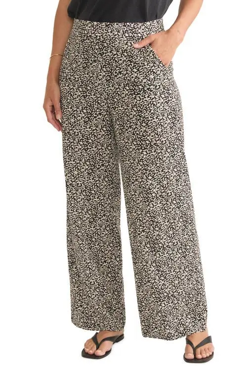 Marine Layer Allison Cheetah Print Trousers