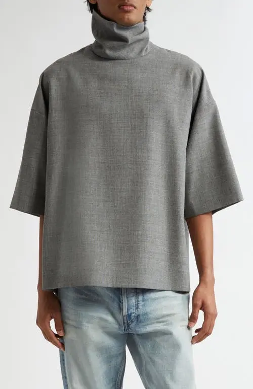 Fear Of God Stand Collar Wool Canvas Shirt