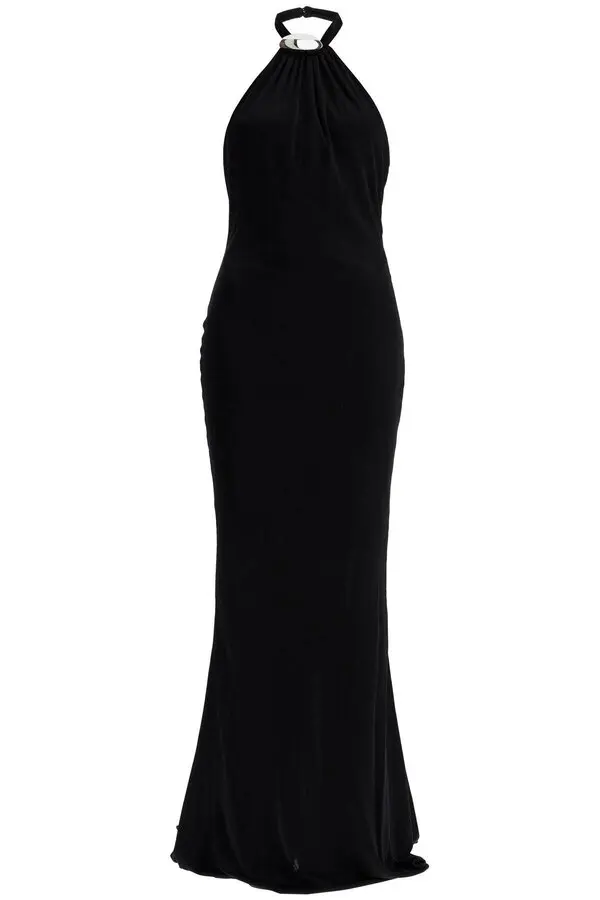 Giuseppe Di Morabito Jersey Dress With Train In Black - 59% Off |  Editorialist