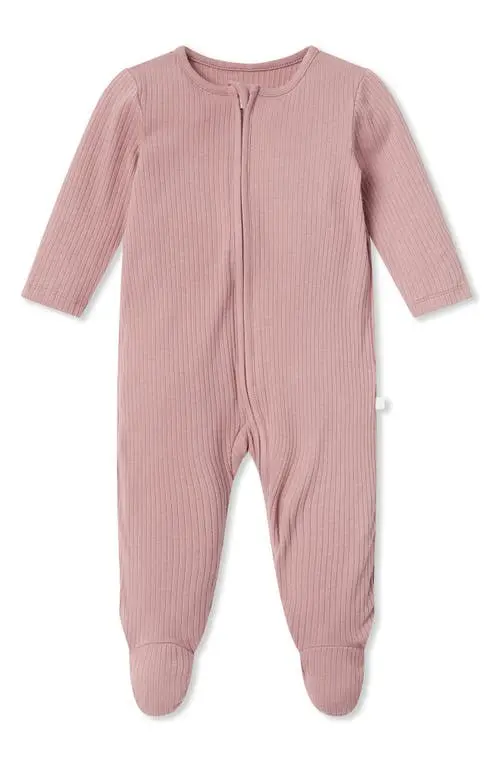 MORI Clever Zip Footie - Rose