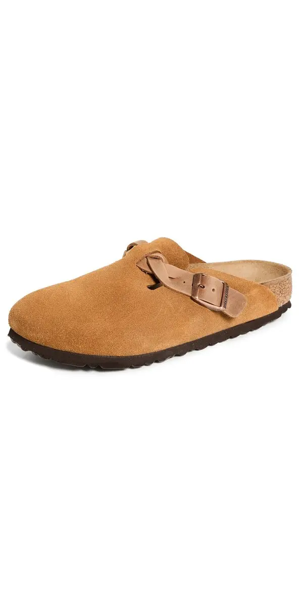 BIRKENSTOCK Boston Braid Clogs - Mink