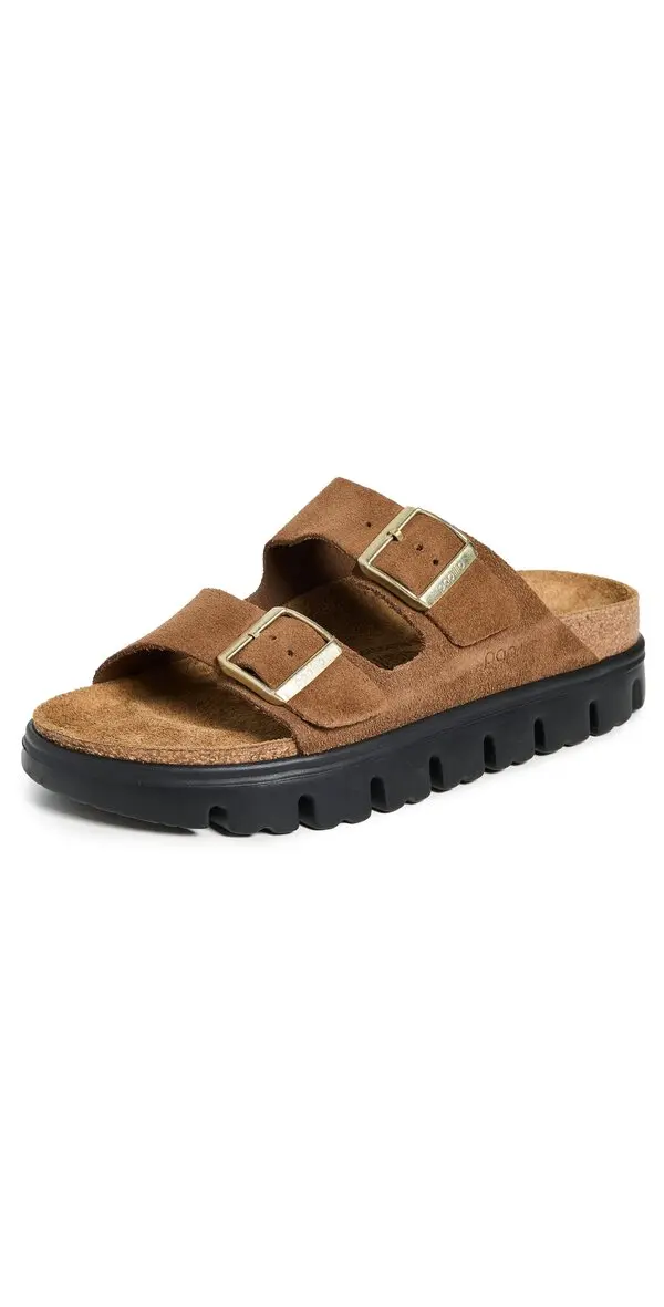 BIRKENSTOCK Arizona Chunky Sandals - Dark Tea