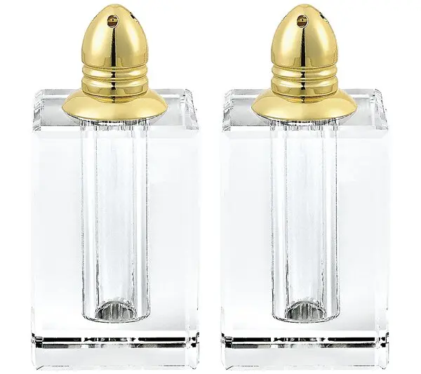 BADASH CRYSTAL Crystal Salt & Pepper Shakers