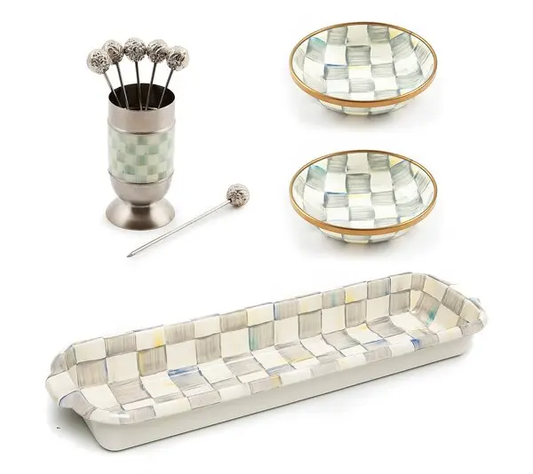 MACKENZIE-CHILDS Crudite Entertaining Set