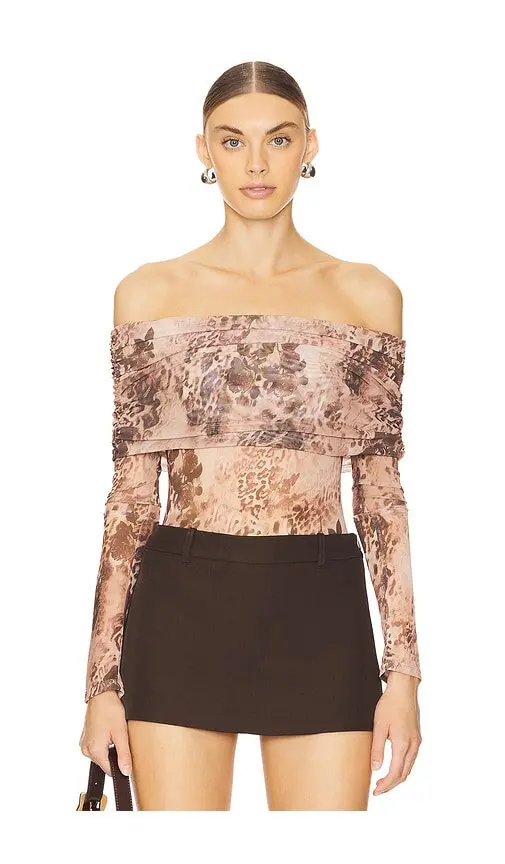 MORE TO COME Off-shoulder Bodysuit