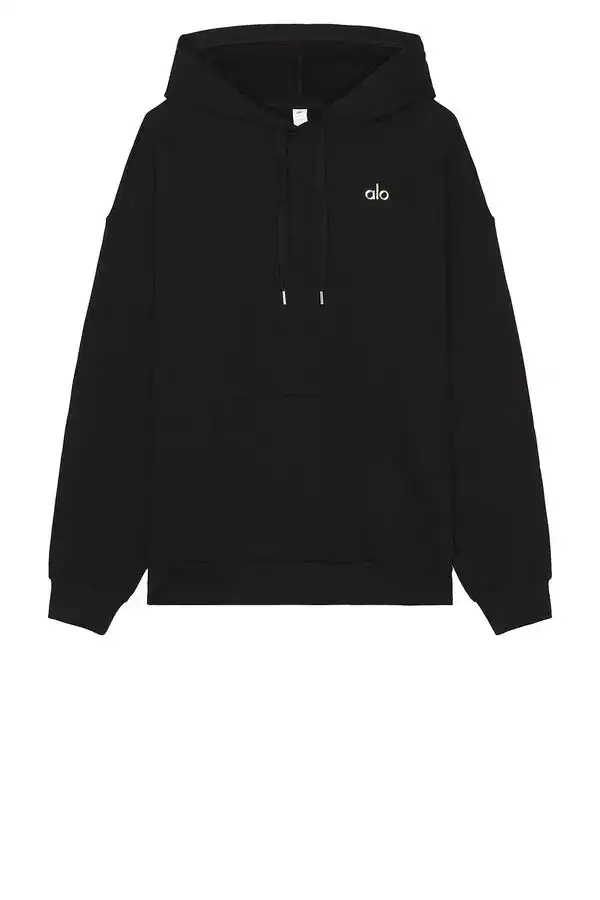 Alo Yoga Accolade Hoodie - Black | Editorialist
