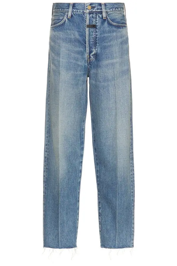 Fear Of God Relaxed Five-pocket Jeans - Medium Indigo