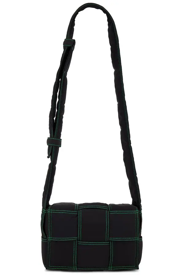 Bottega Veneta Small Padded Cassette - Black & Parakeet