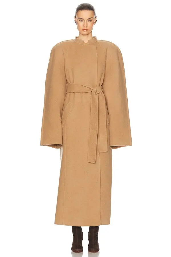 Khaite Rothen Coat - Camel