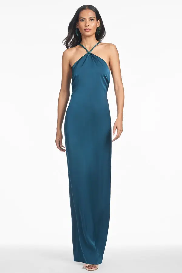 Sachin & Babi Becca Gown - Bottle Green