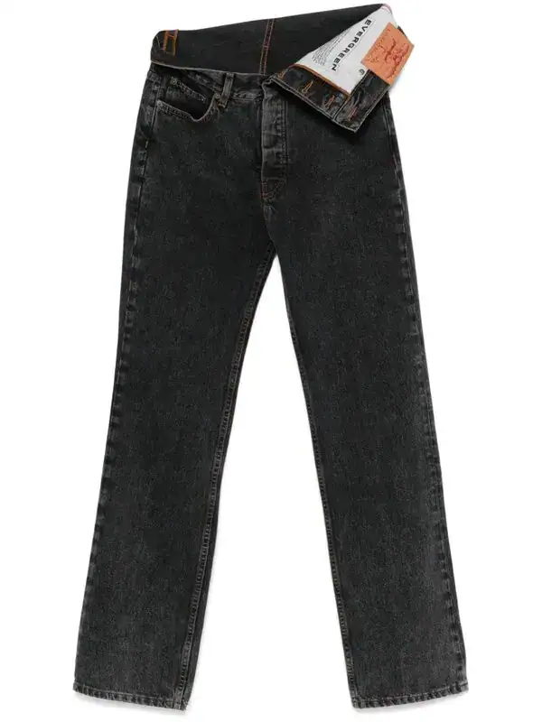 Y/Project Asymmetric Jeans In Black - 47% Off | Editorialist