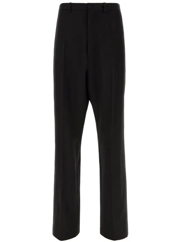 Balenciaga Pressed Crease Tuxedo Trousers