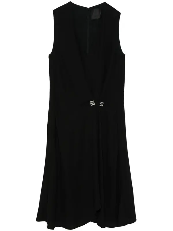 Givenchy 4g-motif Crepe Midi Dress