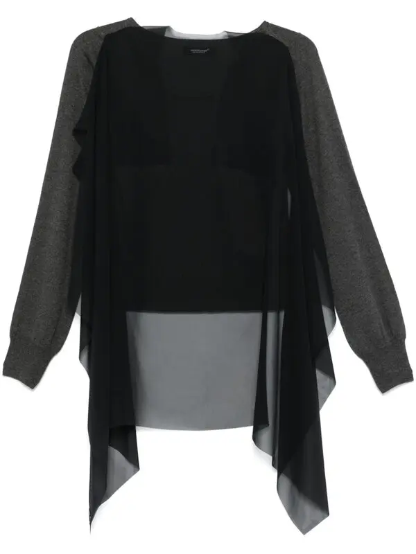UNDERCOVERISM Cape-insert Sweater