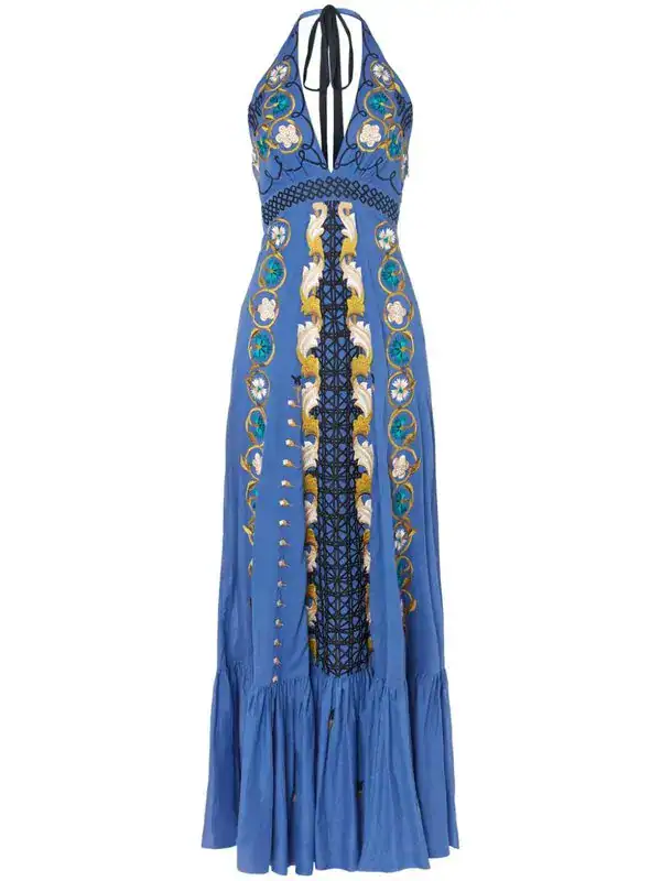 florentine blue maxi dress Florence Fling Maxi Dress Baby Blue