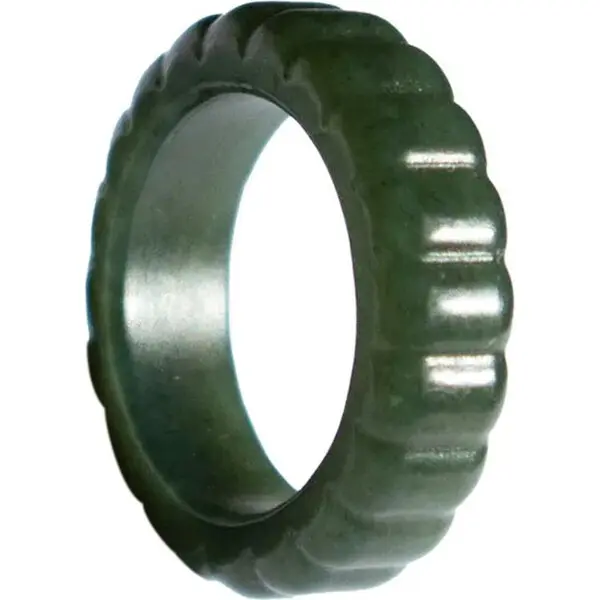 SEREE Sophia Skinny Ribbed Ring