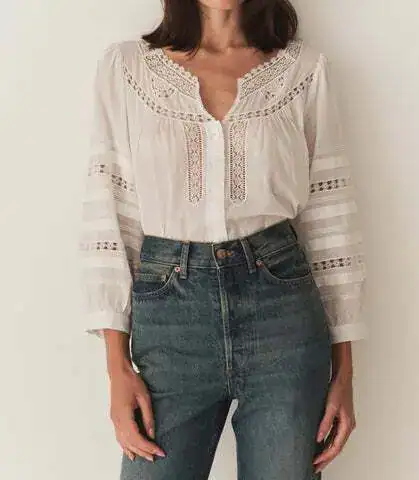 DôEn Celeste Top In Salt - 50% Off | Editorialist