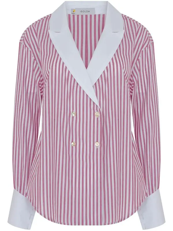 Isolda Anavilhanas Striped Shirt - Purple