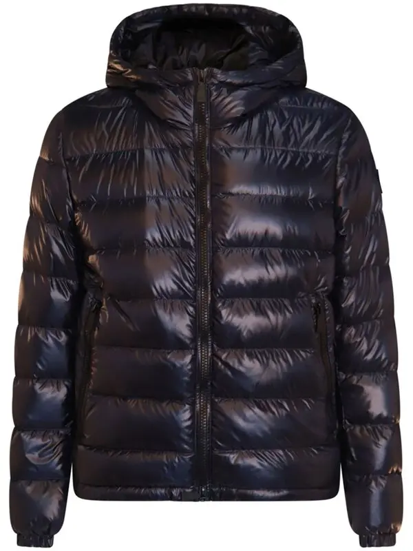 Add Padded Hooded Jacket - Blue