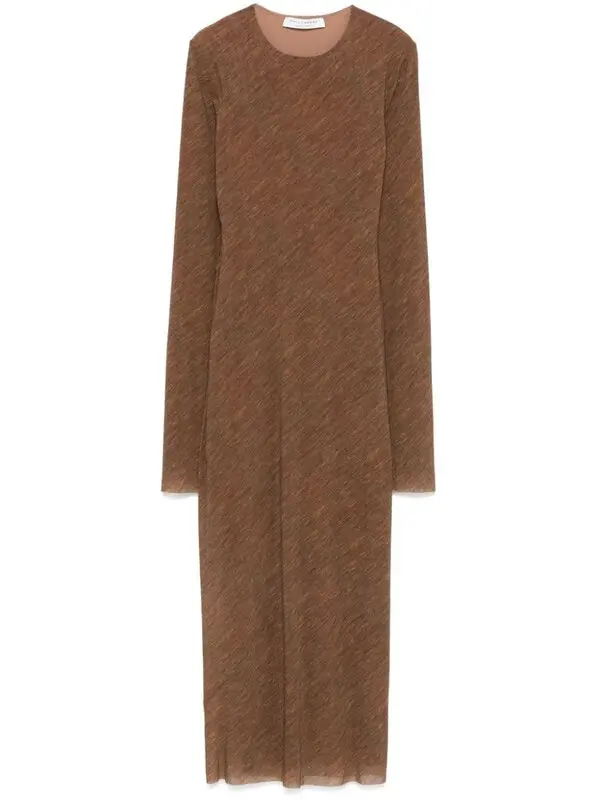 Philosophy Di Lorenzo Serafini Long-Sleeve Midi Dress In Brown - 55% Off |  Editorialist