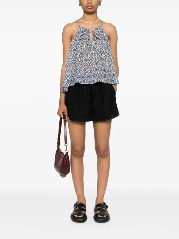 MARANT ETOILE Fabino Floral-print Blouse