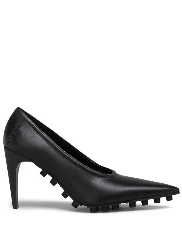 Marni 60mm Spike-embellished Leather Pumps