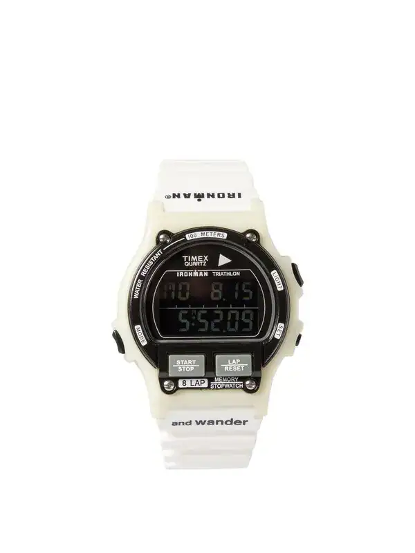 And Wander X Timex Ironman 8-Lap Watch In White - 45% Off