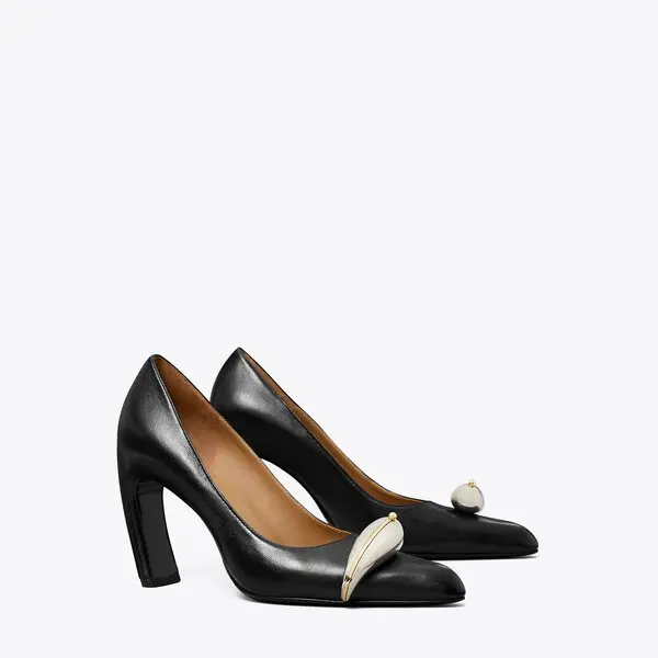Tory Burch Pierced Pump - Perfect Black