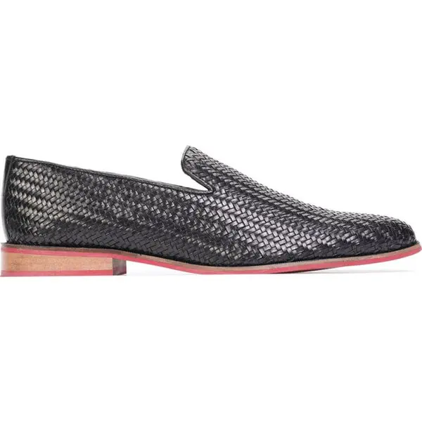 CARLOS SANTANA Gibson Weave Loafer - Black