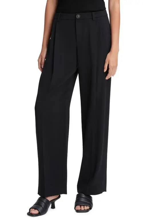 Vince Pleated Crepe Pants