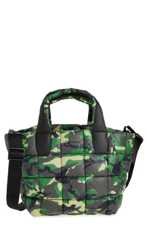 VEECOLLECTIVE Small Porter Camo Quilted Tote
