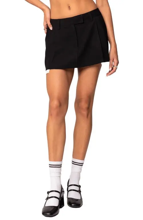 EDIKTED Tailored Pleated Mini Skirt