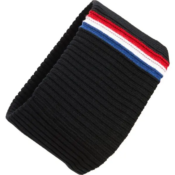 Moncler Virgin Wool Rib Headband - Black