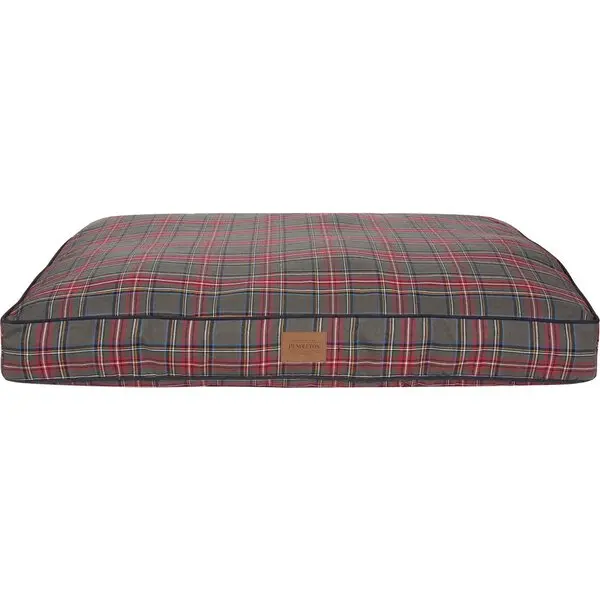 Pendleton Plaid Napper Dog Bed - Grey Stewart
