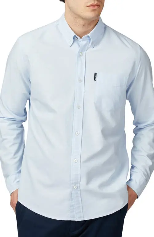 Ben Sherman Signature Organic Cotton Oxford Button-down Shirt - Sky