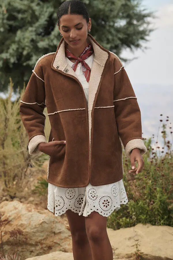 Velvet By Graham & Spencer Albany Reversible Jacket - Brown