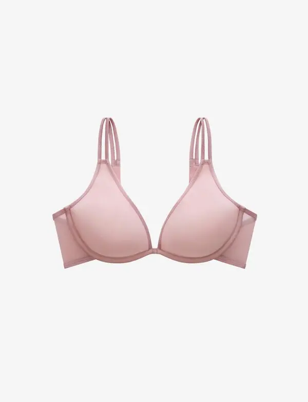 THIRDLOVE Bare Mesh Plunge Bra - Atmosphere