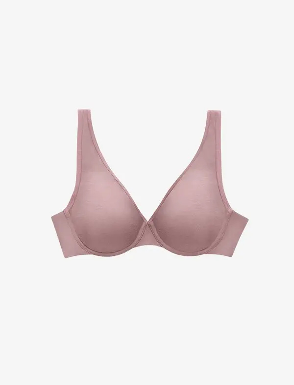 THIRDLOVE Organic Cloud Cotton Perfect Coverage Bra - Twilight