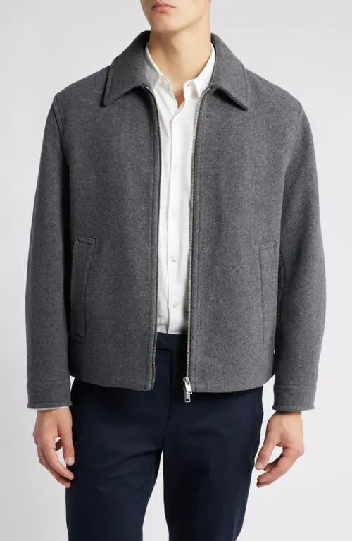 Theory Milo Loft Wool Blend Jacket - Dk Psl Mln