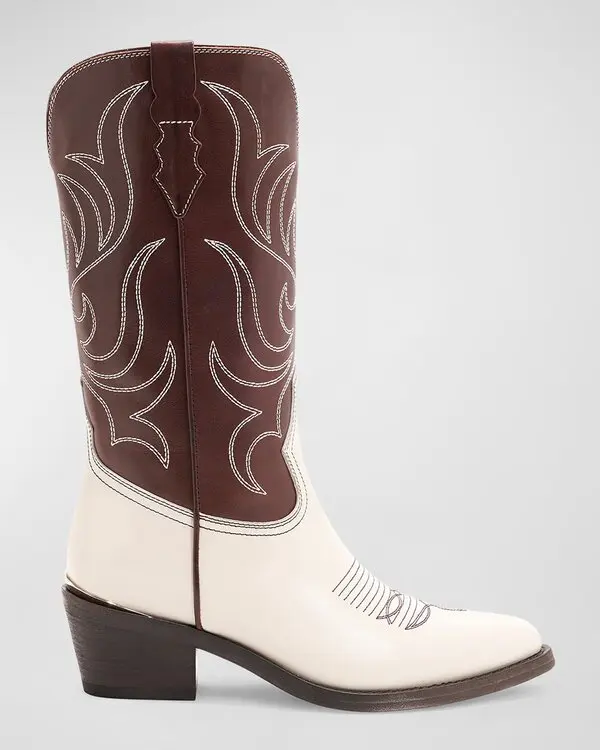 Partlow Rowan Bicolor Western Boots