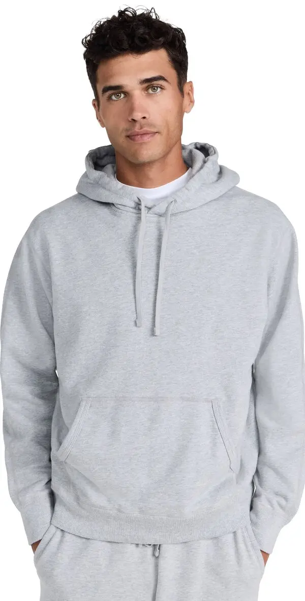 Reigning Champ Midweight Terry Classic Hoodie - Heather Grey